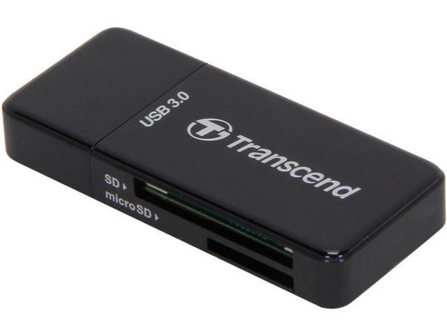 Transcend SD and microSD Card Reader USB 3.1 Gen 1, Black – TS-RDF5K ...